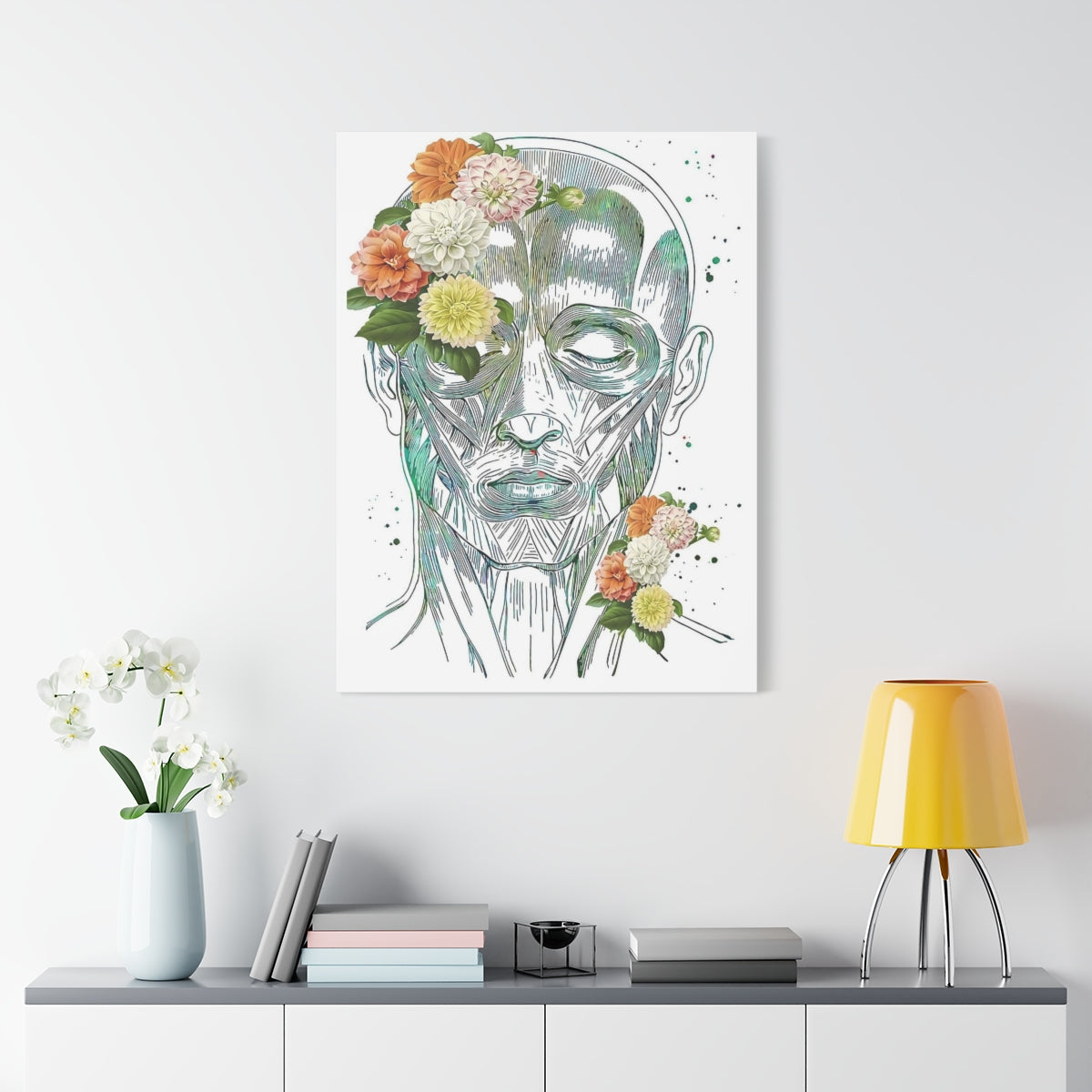 Human Face Aesthetic Art Canvas – drtobe